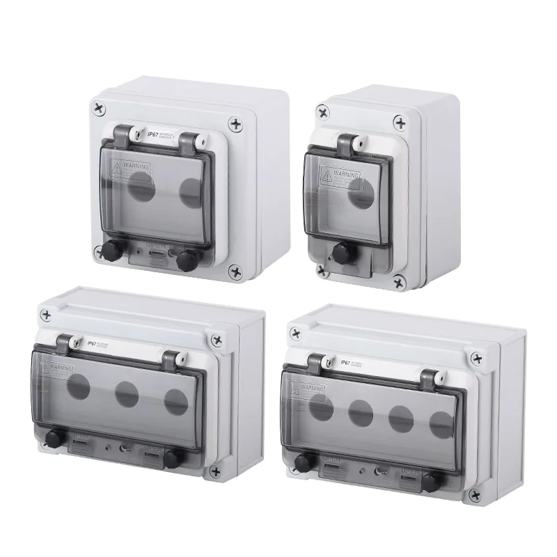 Outdoor Waterdichte Knop Switch Control Box IP67 1 7 22Mm Dia Gat ...