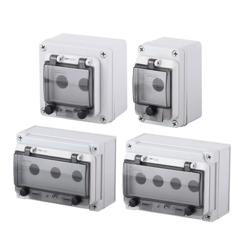 Outdoor Waterdichte Knop Switch Control Box IP67 1 7 22Mm Dia Gat ...