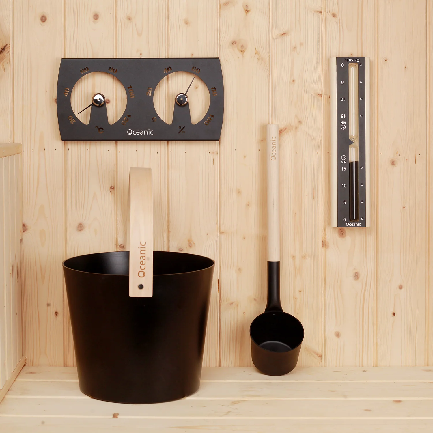 Luxury-sauna-accessories-kit-sauna-barrel-hourglass-thermometer-and ...