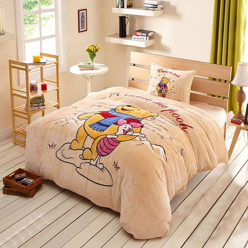 Disney-Cute-Cartoons-3pcs-Bed-Cover-Set-Cartoon-Bed-Cover-Boys-Girls ...