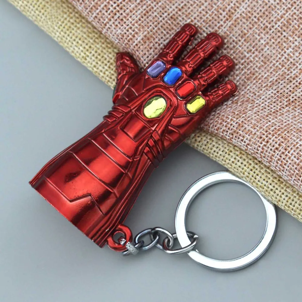 New Avengers Iron Man Glove Keychain Marvel Endgame Infinite Power ...