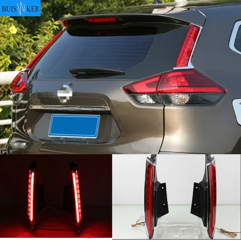 2PCS For Nissan X-trail T32 2014-2019 Car LED Tail Light Rear Bumper ...