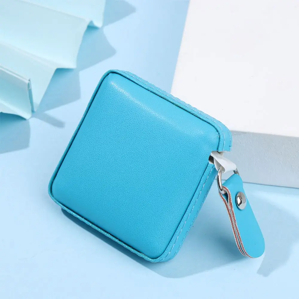 Mètre à ruban,wine red--Ruban à mesurer carré en PU, 1.5m, règle ...