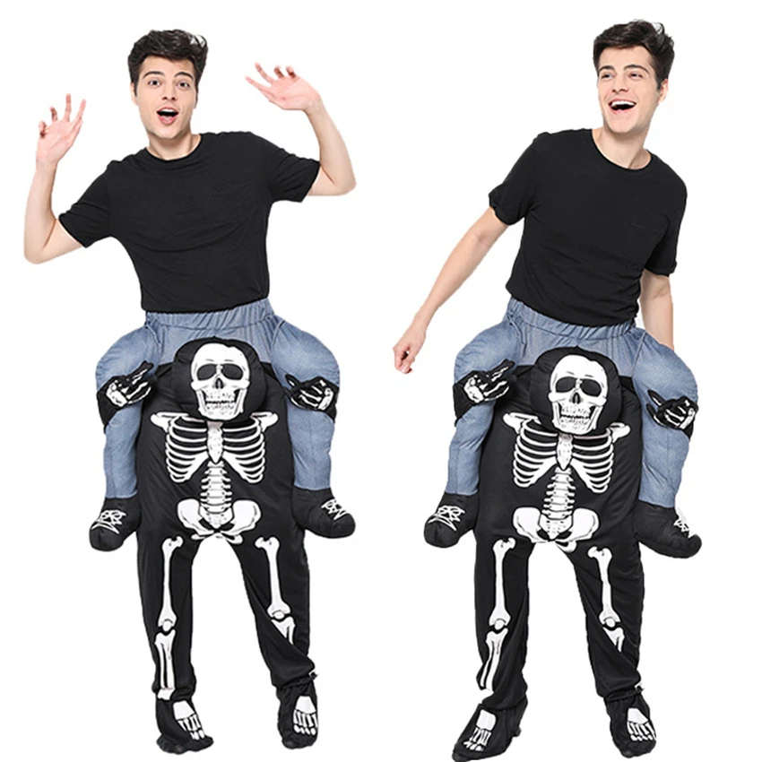 Tag der Toten Kostüm Skeleton Männer Scary Cosplay Halloween Kostüm für ...