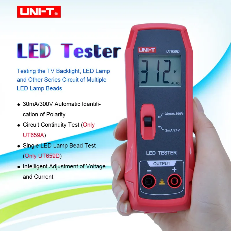 UNI-T-LED-Lamp-Tester-85-265V-50Hz-60Hz-Power-Intelligent-Adjustment-Of ...