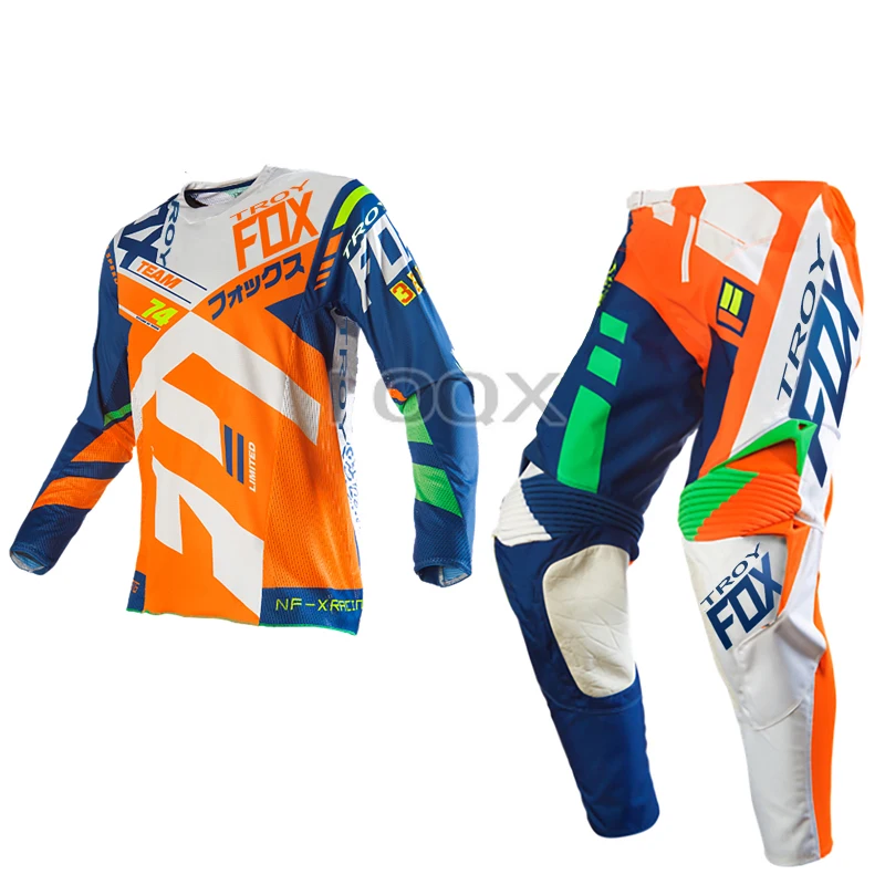 Troy Fuchs Motocross Racing Jersey Hosen 2020 Getriebe Set Für Honda ...