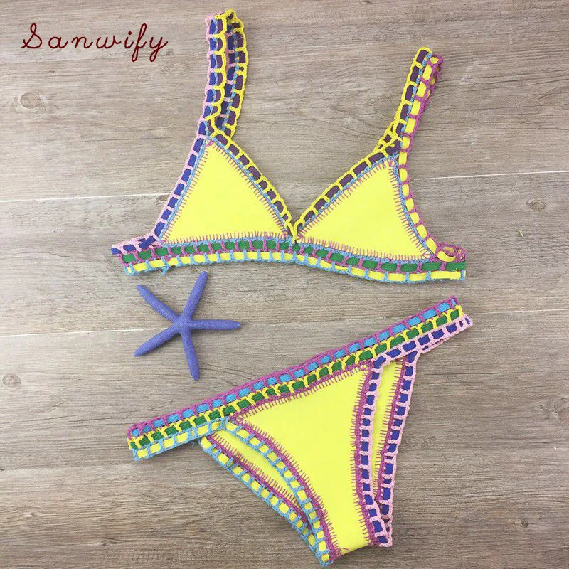 Sexy Bikinis 2020 Summer Women Swimsuit Hand Bikini Set Swimwear Beach ...