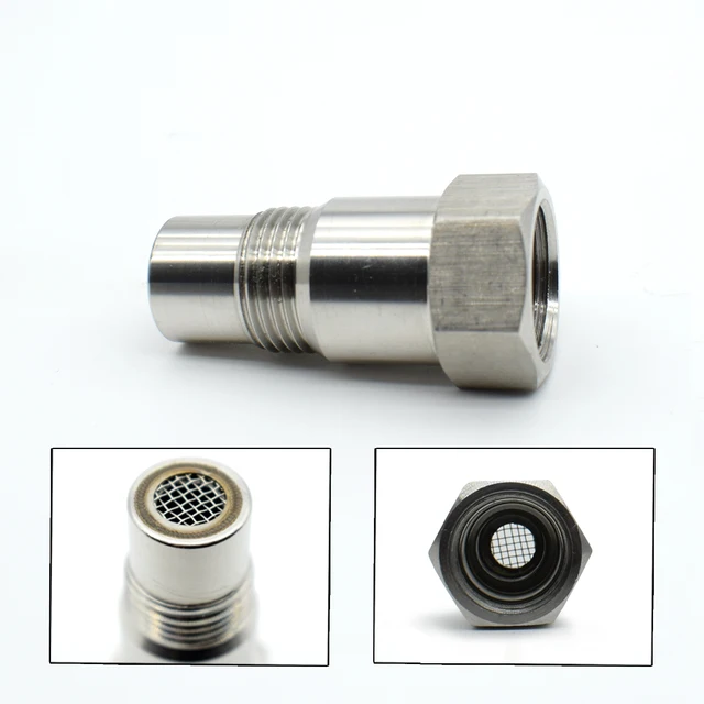 2Pcs Car CEL Check Engine Light Oxygen Sensor Adapter M18 x 1.5 CEL On ...