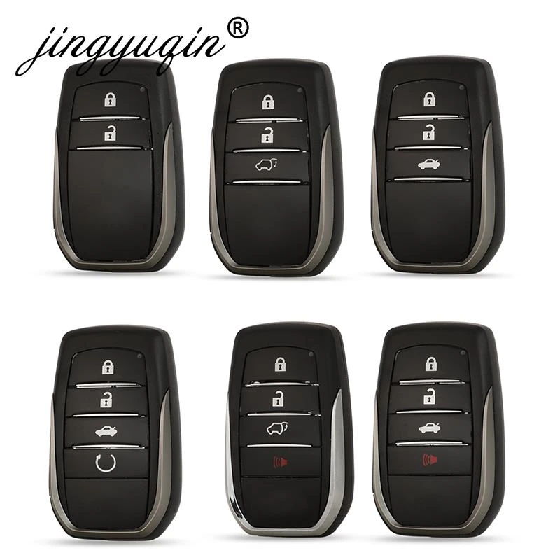 Jinyuqin 2/3/4 Buttons Remote Key Fob Shell For Toyota Fortuner Prado ...