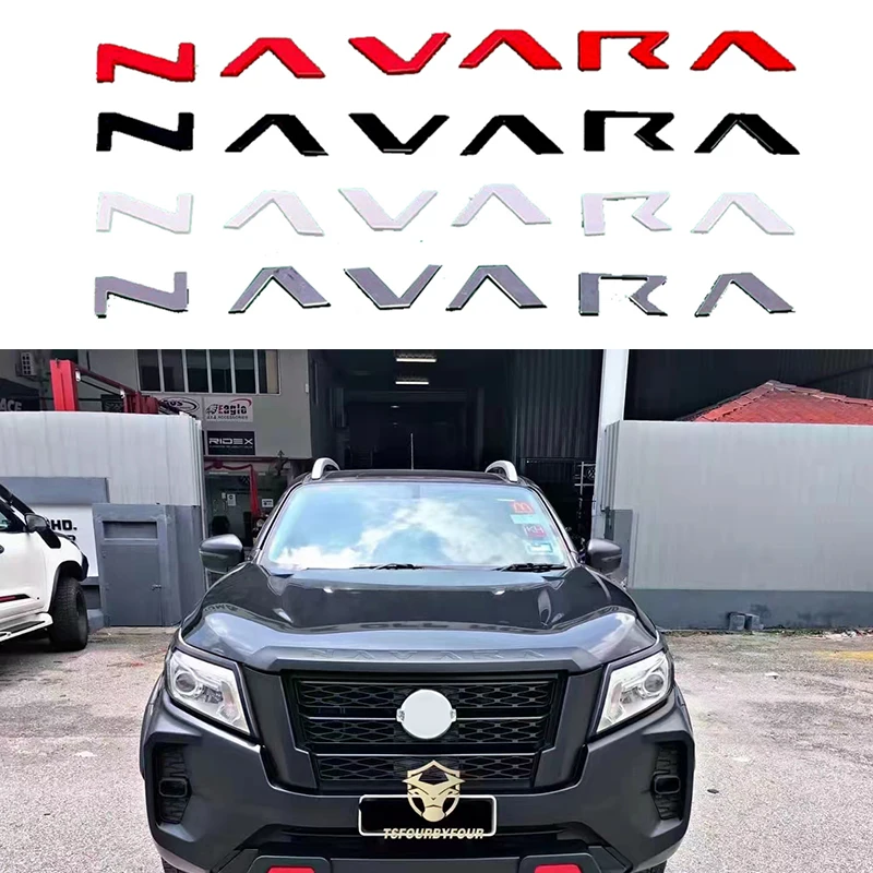 For-Nissan-Navara-NP300-2021-Grille-Top-Logo-Letter-Grill-NP300-3D ...