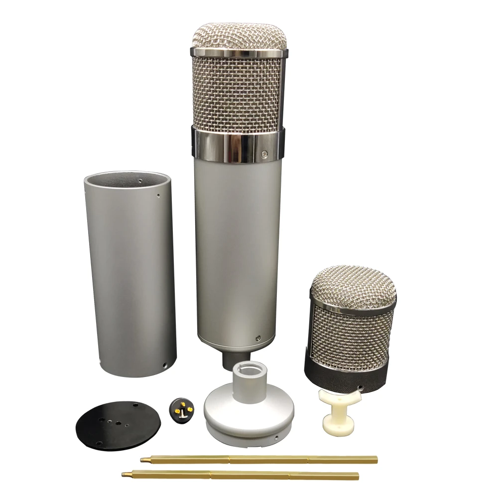 24cm Htt-u47 Big Silver Metal Microphone Body Large Diy 47 Condenser ...