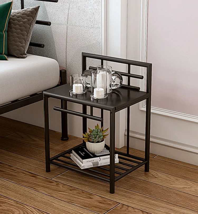 Metal Bedside Table