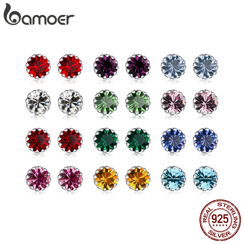 Bamoer-pendientes-de-plata-de-primera-ley-y-circ-n-para-mujer-aretes ...