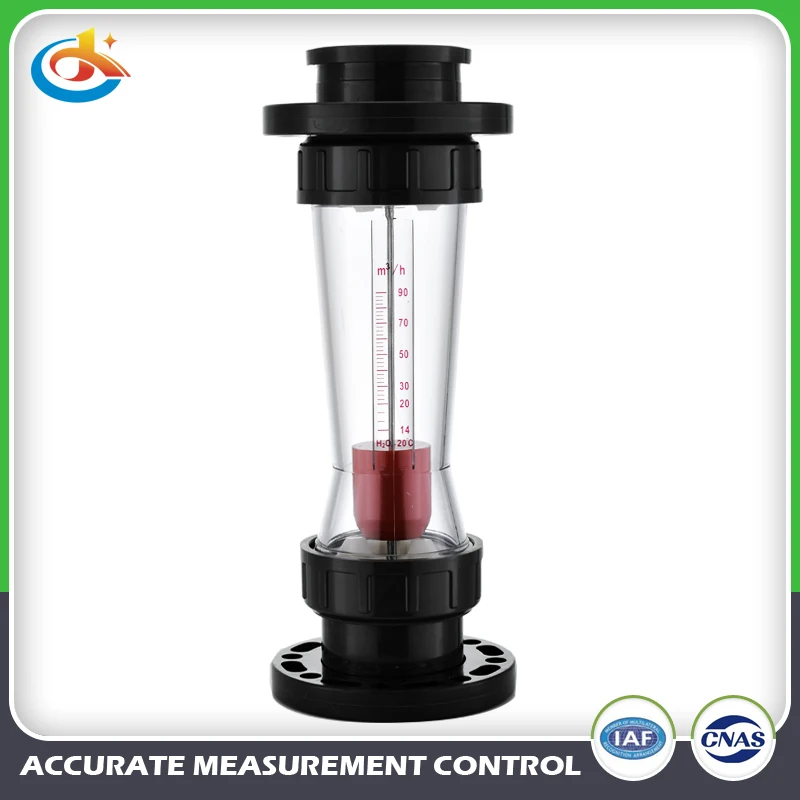 Lzs-100f Plastic Sewage Water Rotameter Flow Meter Liquid Flowmeter Flange Connection - Flow ...
