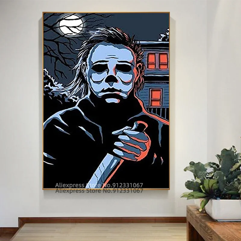 Michael Myers Oil Painting