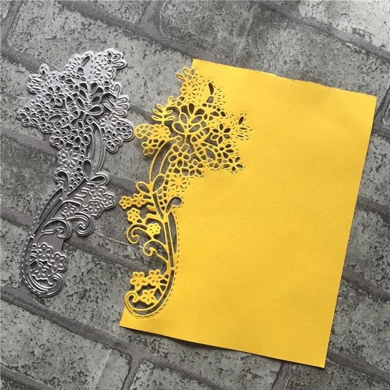 Lace Flower Border Metal Cutting Dies Stencils Die Cut Diy Scrapbooking ...