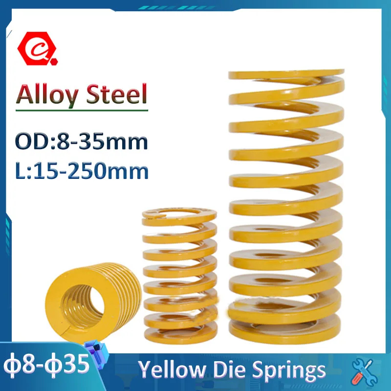 Yellow-Light-Load-Compression-Mould-Die-Springs-for-3D-Printer-Heated ...