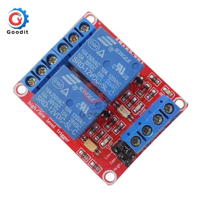 Latching Relay 24v 24V 2 Channel Relay Module Switch Optocoupler Fully ...
