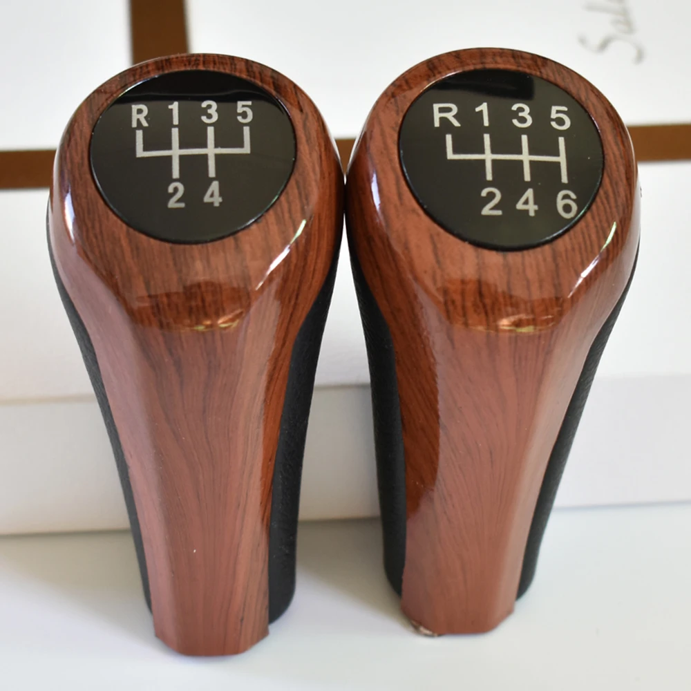 Peach Wood Color 5 6 Speed Manual Transmission Shift Knob Gear Knob For ...
