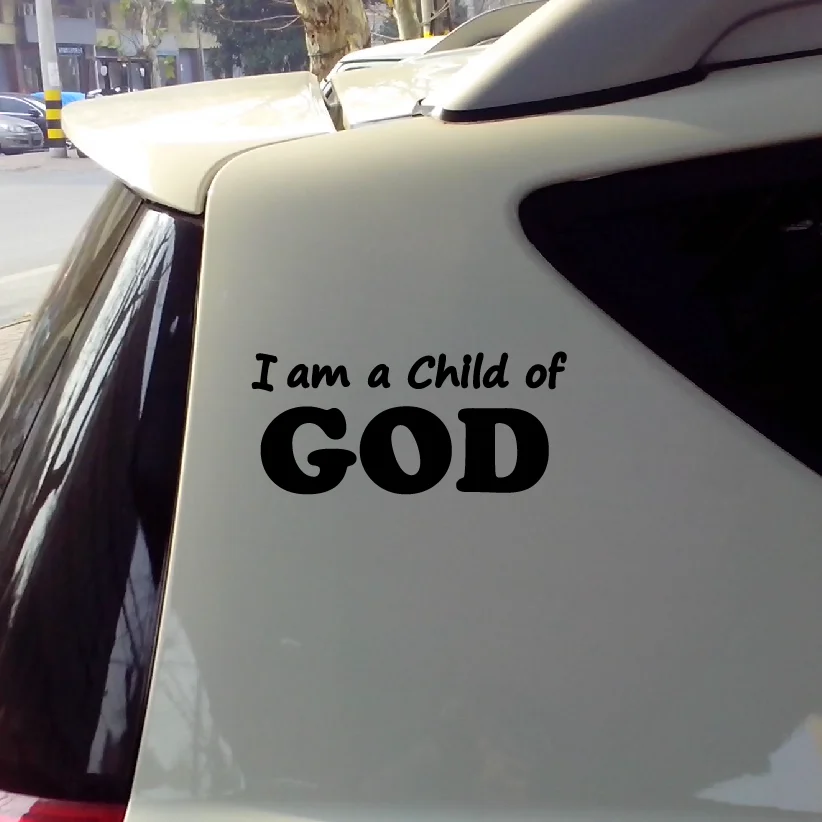 Car-Styling-Fun-Letter-Child-of-God-Car-Stickers-Motorcycle-Vinyl ...