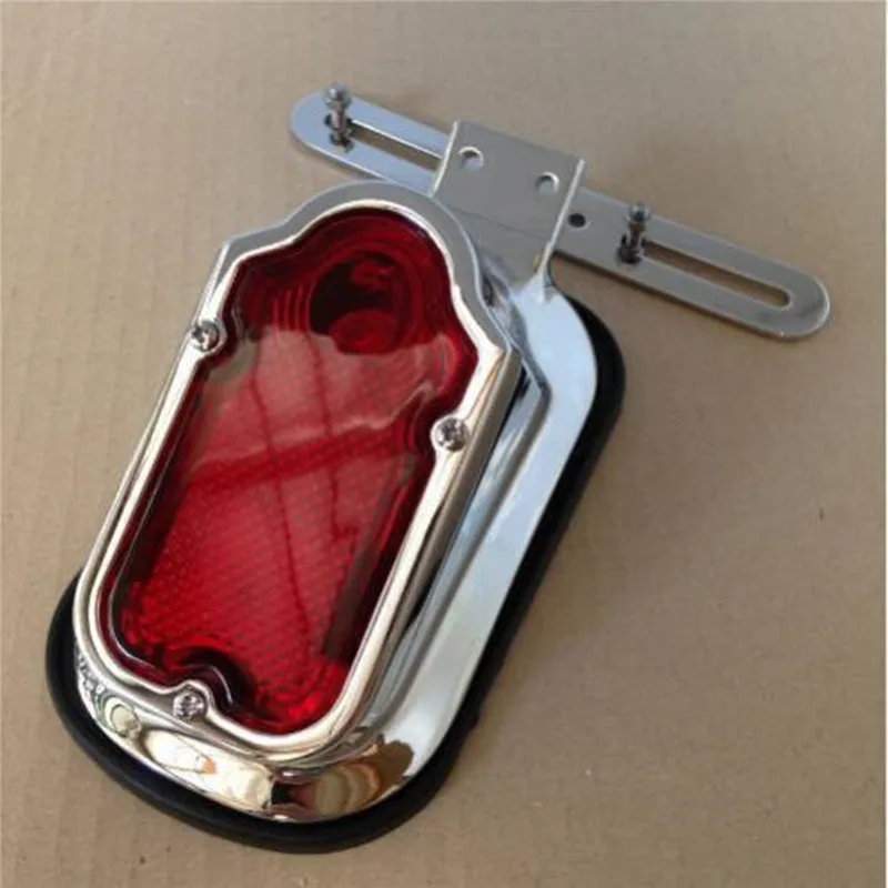 Motorcycle Chrome Red Tombstone Brake Tail Light Signal For Harley ...