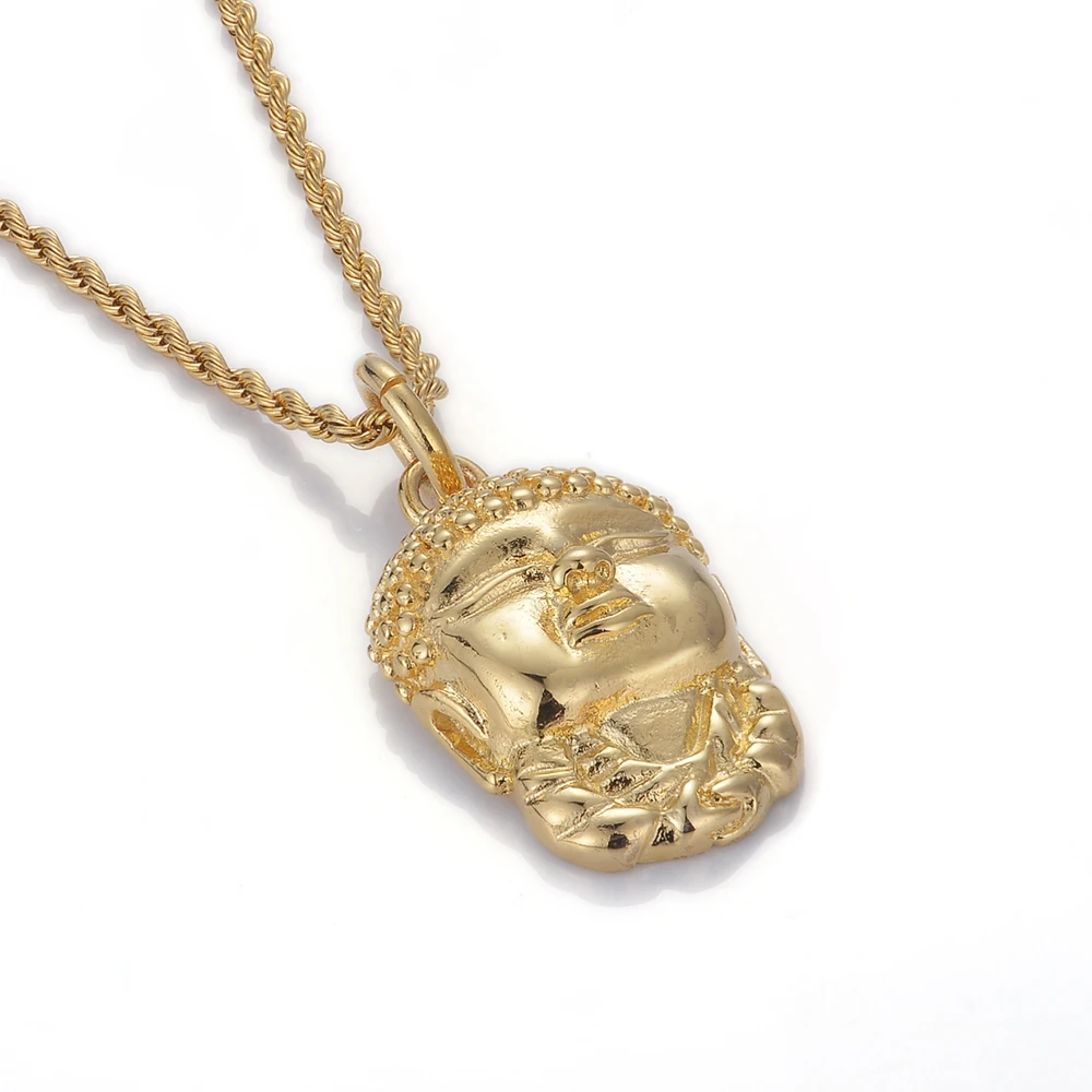 SDA-Religion-Buddha-Necklace-Pendants-For-Men-316L-Stainless-Steel-Male ...