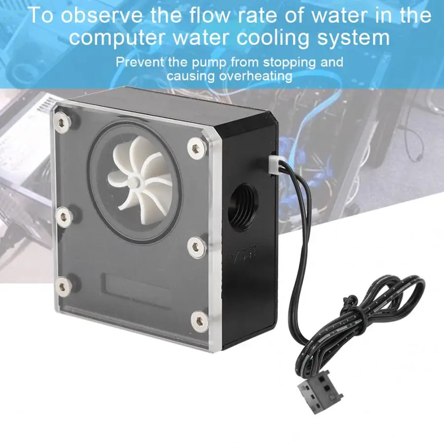 Generic Wdxs-T4 Computer Pc Water Cooler Dual Temperature Monitoring ...