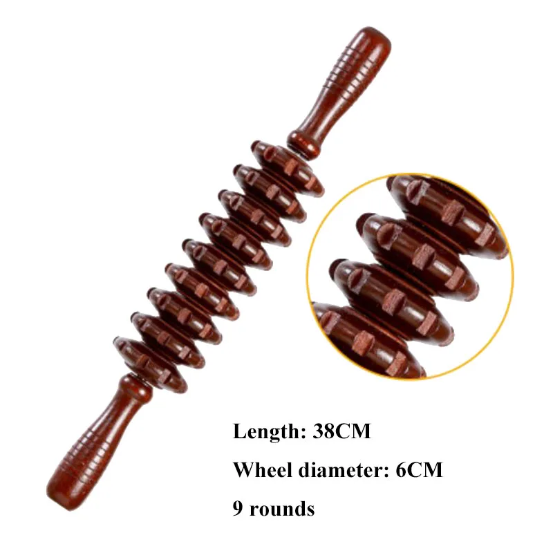 Eight rounds of design and color no. 2 thin shaft Yoga meridian rod ...