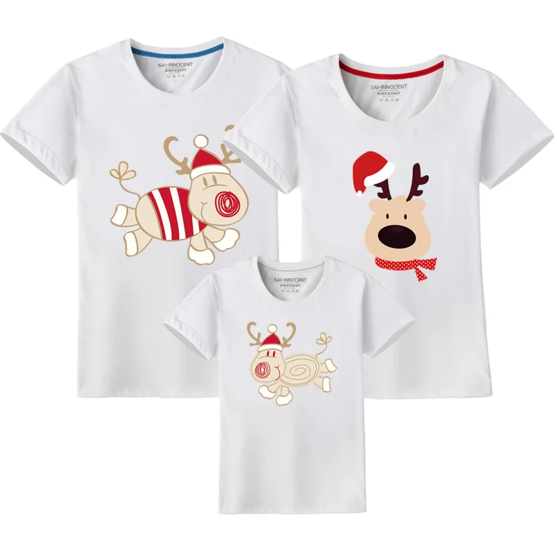 Ropa familiar a juego para Navidad, camiseta para papá, mamá, hija e ...