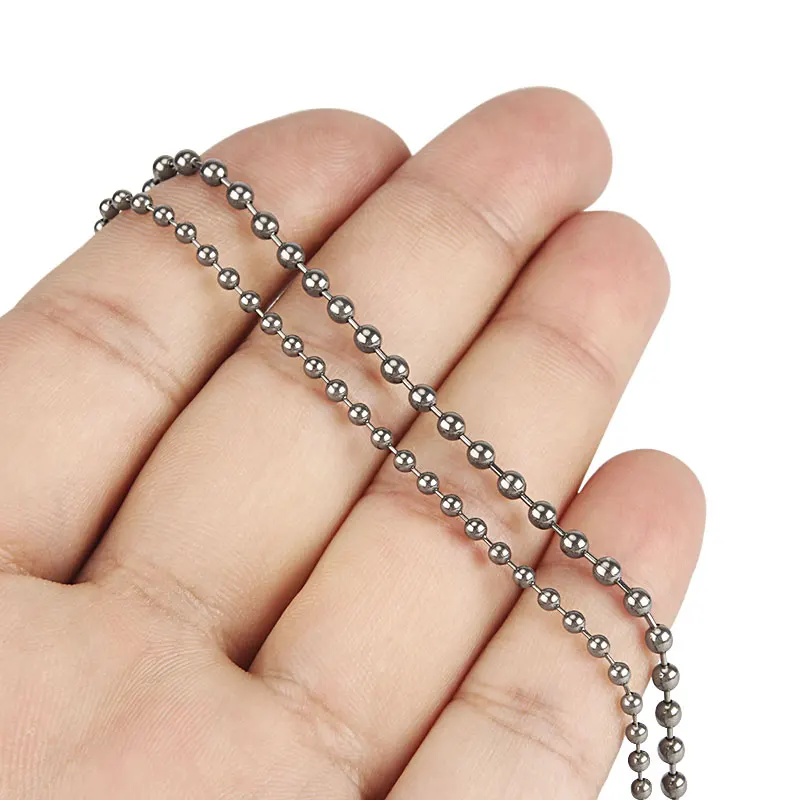 Titanium-Bead-Chain-Outdoor-EDC-Accessories-DIY-Titanium-Alloy-Bead ...