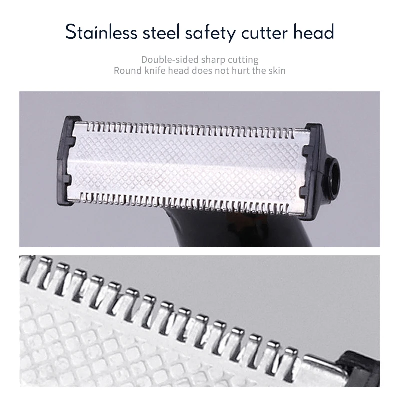 Stainless Steel Single Blade Shaver – Beard Air