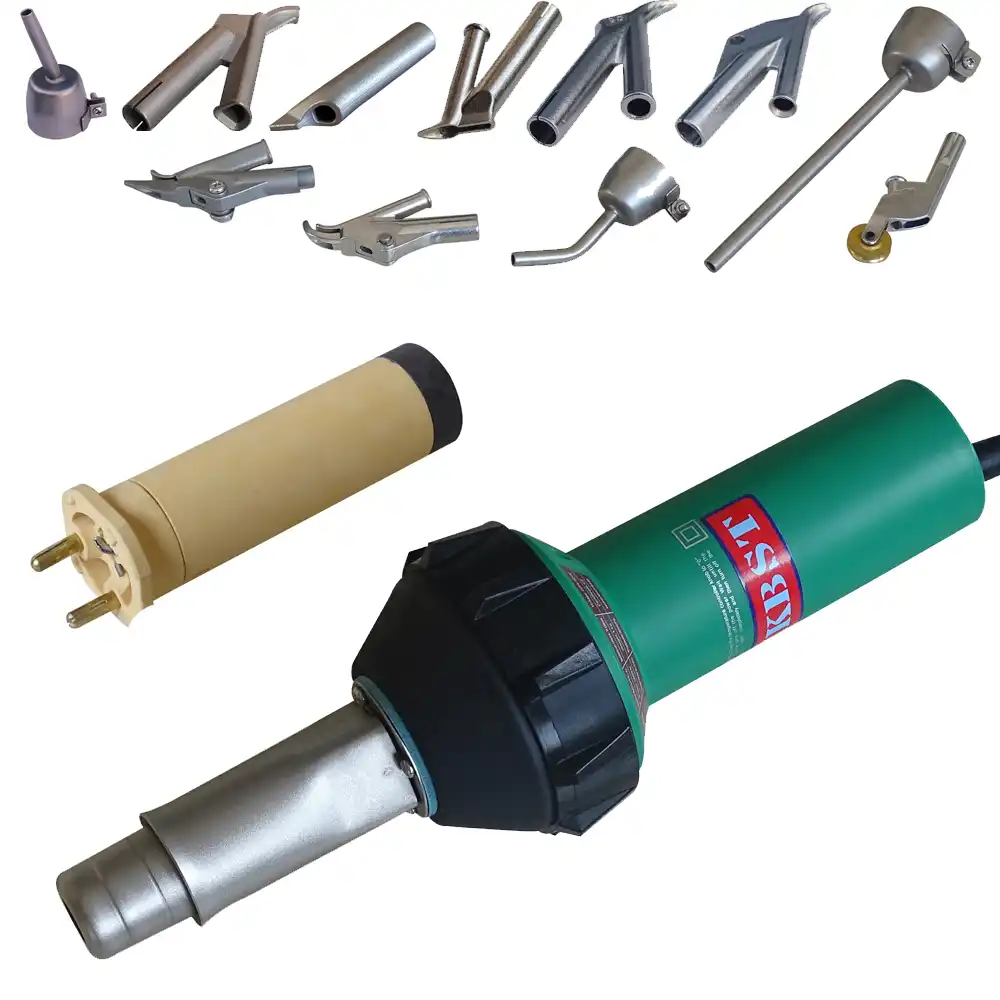 HKBST 220V or 110V hot air welder plastic welding heat gun for PP/PVC ...