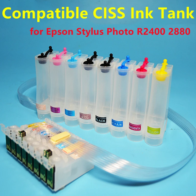 Latest-Compatible-CISS-Ink-Tank-For-Epson-Stylus-Photo-R2400-R2880 ...