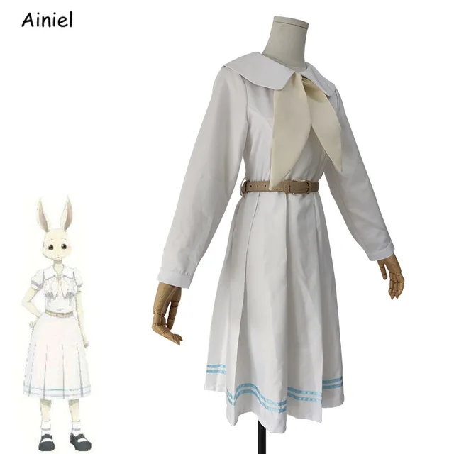 Buy Anime Beastars Haru Cosplay Costume White Rabbit Dresses Suit ...