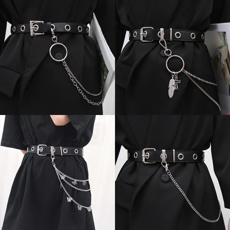 New Punk Trousers Chain Keychain for Women Pants Chains Multi Layer ...