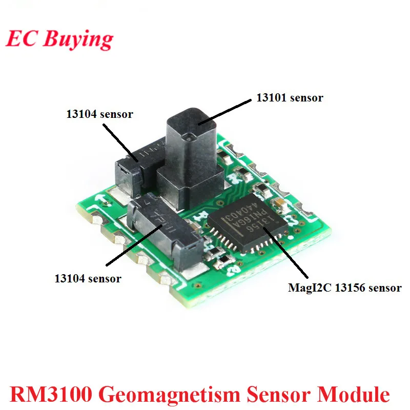 Pni Rm3100 Geomagnetism Sensor Module Triaxial Magnetic Field Sensor ...