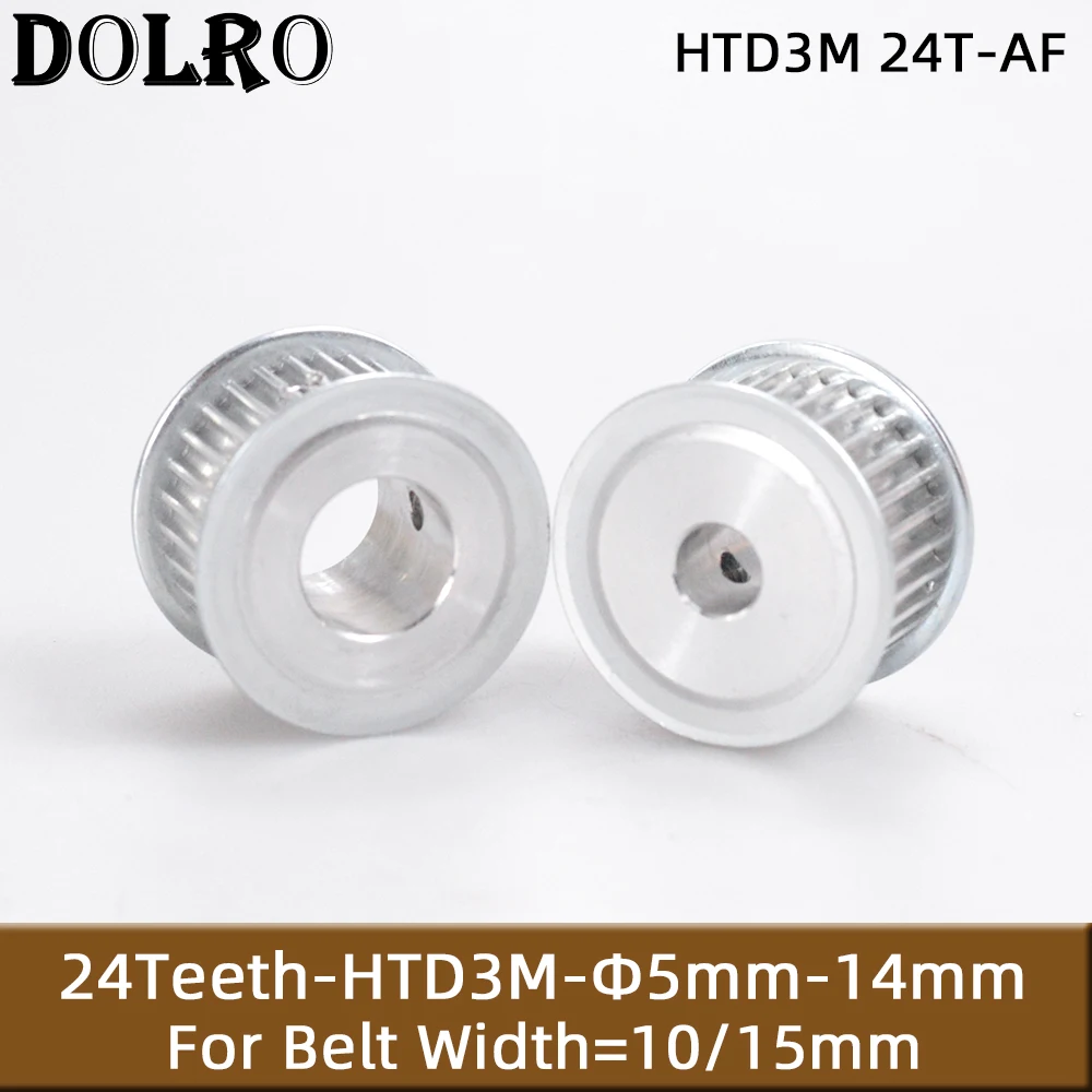1pc 24 Teeth 3M Timing Belt Pulley Bore 5/6/6.35/8/10/12/14mm Fit Width ...