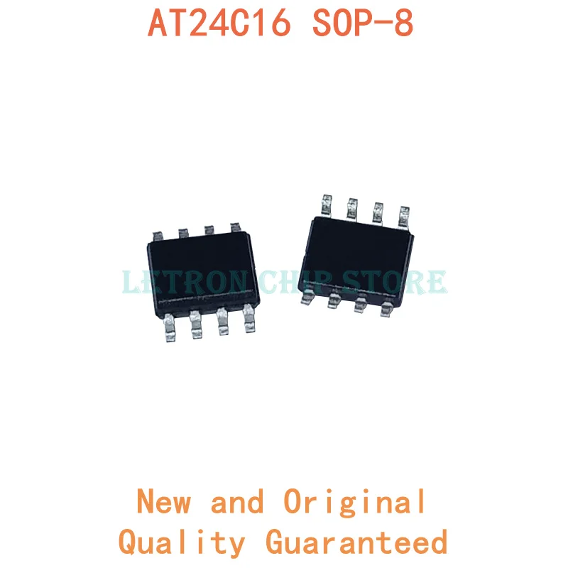 10PCS AT24C16 SOP8 AT24C16AN SOP 8 AT24C16N SOP 24C16 SOIC8 24C16N SOIC ...