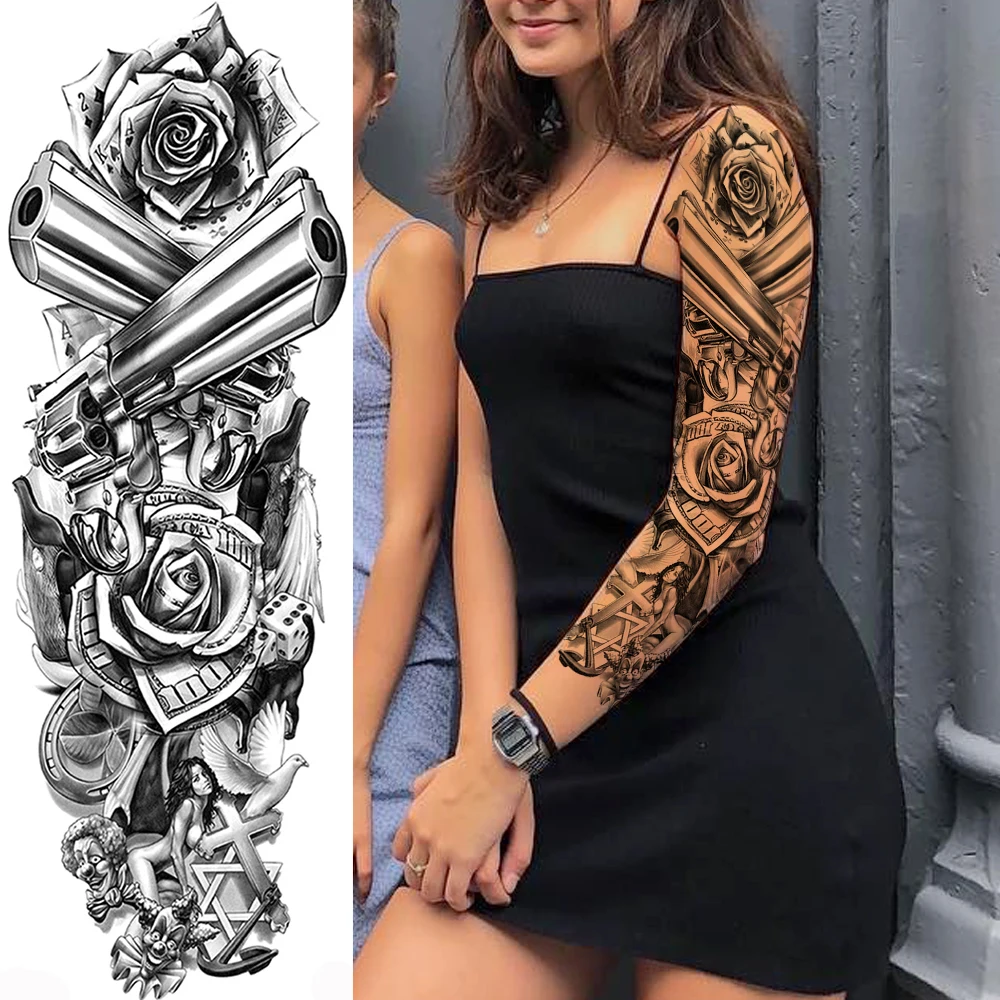 Gun Tattoos For Girls On Arm