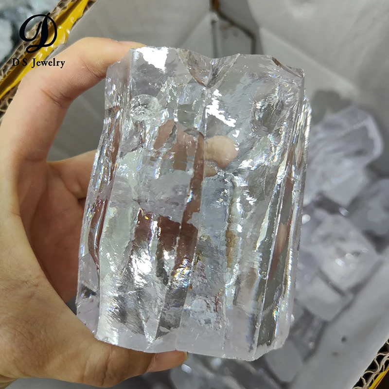 High-Quality-Uncut-Brilliant-White-Pure-Cubic-Zirconia-Rough-Raw ...