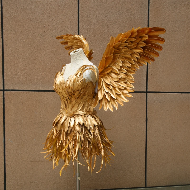 Golden Dancer With Wings