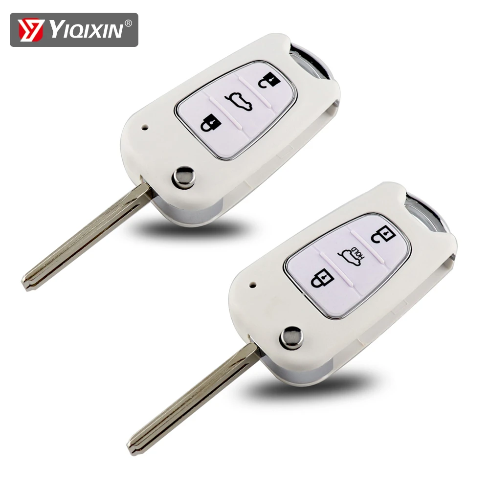 YIQIXIN For Hyundai IX35 I30 Remote Car Key Shell For Kia Rio 3 Picanto ...
