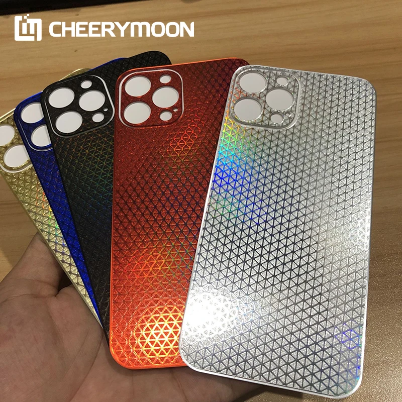 Dropshipping Grid Rear Stickers Nano Plexi Glass For iPhone 12 11 Pro ...
