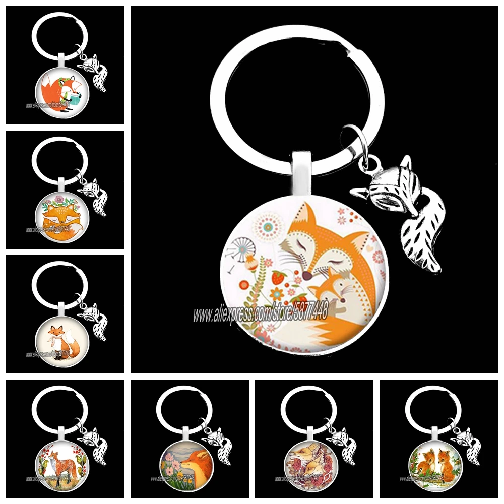 Cute Keychain Girls Fox | Keychain Pendant Keys Fox | Keychain Girls ...