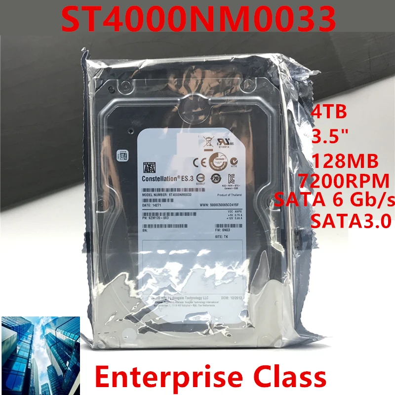 Original HDD For Seagate 4TB 3.5" SATA 6 Gb/s 128MB 7200RPM For ...