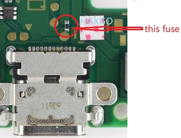 5--100pcs For Nintendo Switch Small Fuse (Above Near to Type-C Power ...