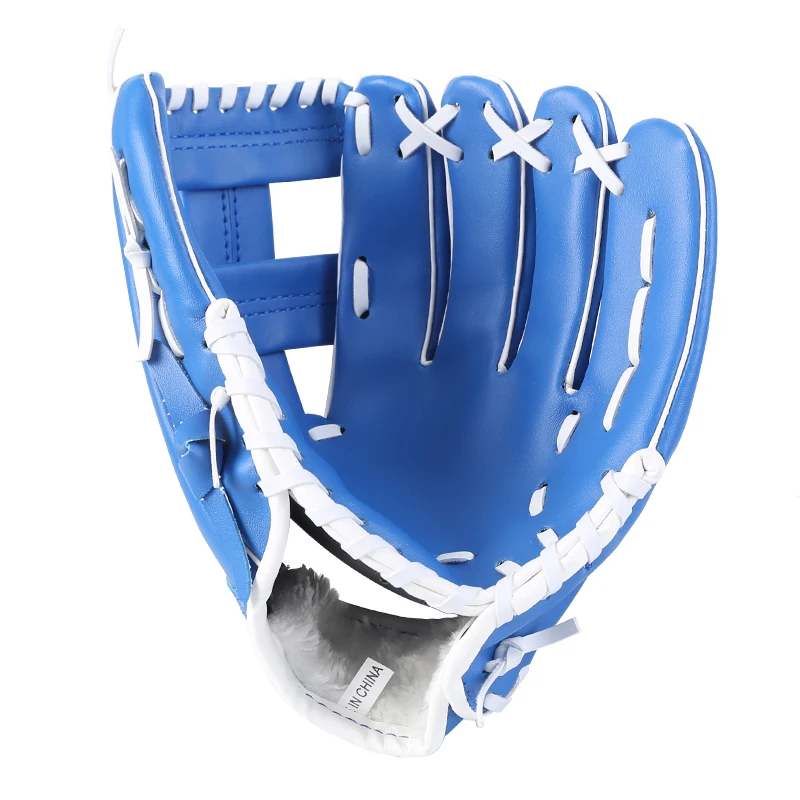Blue Softball Batting Gloves