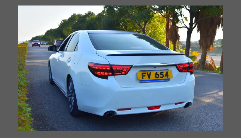 Toyota Mark X Tail Lights 2013-2019 Reiz Led Tail Lamp Light Led Drl ...