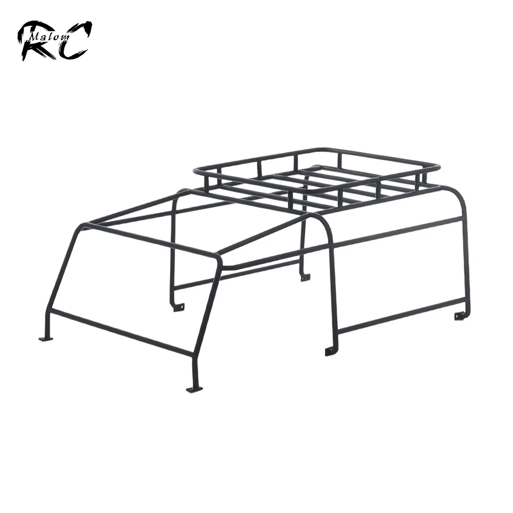 1-Set-Metal-Roof-Rack-Tube-Frame-Roll-Cage-for-1-10-RC-Crawler-Car ...
