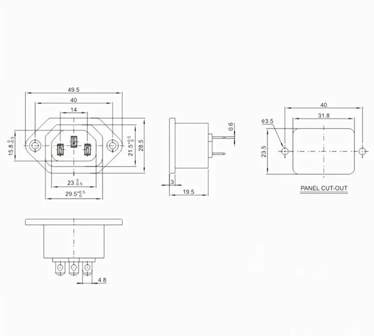 C13 Socket Dimensions Selling | www.oceanproperty.co.th